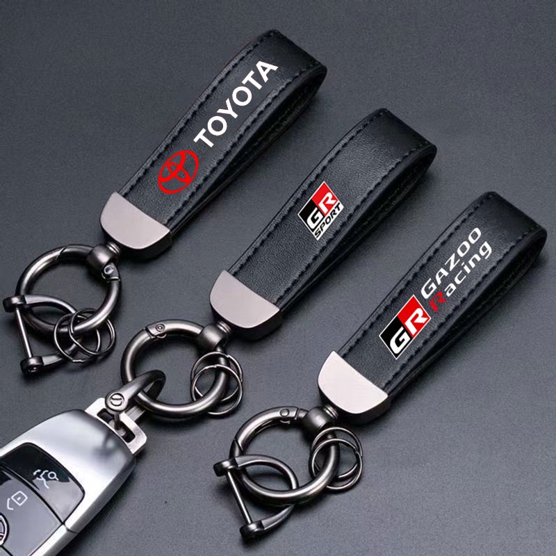 Toyota Car Keychain High Grade Leather High Quality Key Chain For GR ...