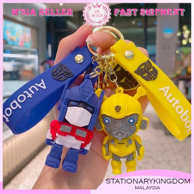 Optimus Prime Keychain Bumblebee Transformers Cartoon Design Keychain ...