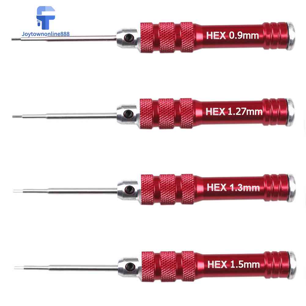 TOOL-PRO HSS Red Handle Hex Screwdriver Tool Set for RC Helicopter ...