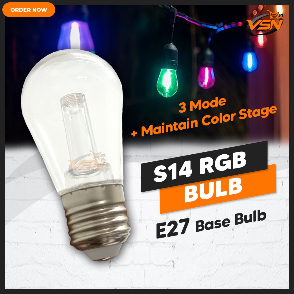 E27 RGB Bulb LED Colour Light Bulb Lampu Raya Warna Warni | Shopee Malaysia