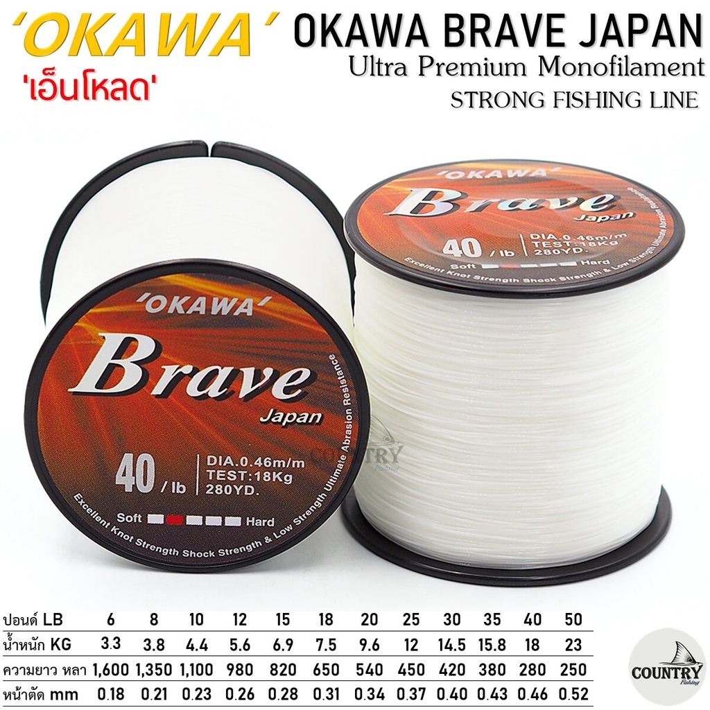 Load Line OKAWA BRAVE JAPAN 1/8 High Quality Tough Soft Sink Quickly ...
