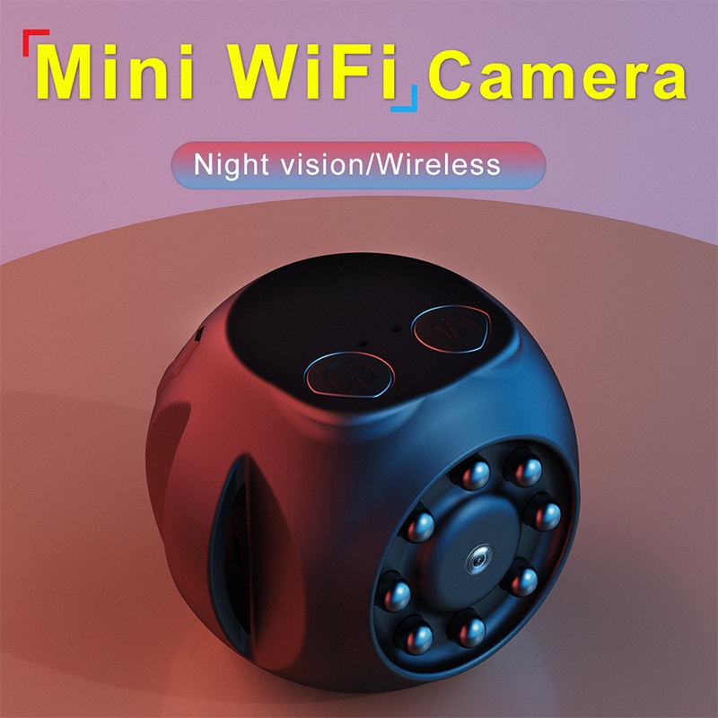 CCTV small wifi mini camera built-in 400mAh battery camera 8 night ...