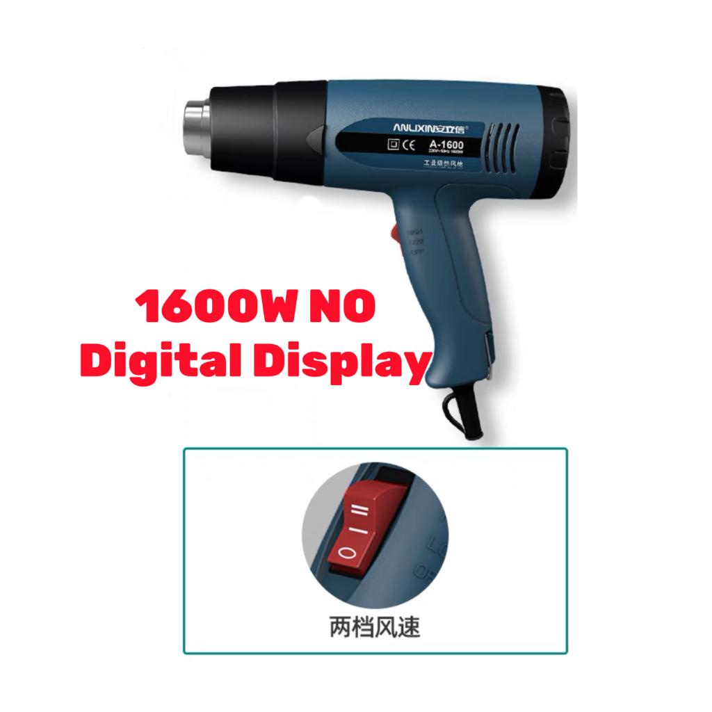 BuyerPick 1600W / 2000W Hot Air Gun Heat Gun Heavy Duty Hand Hold High ...