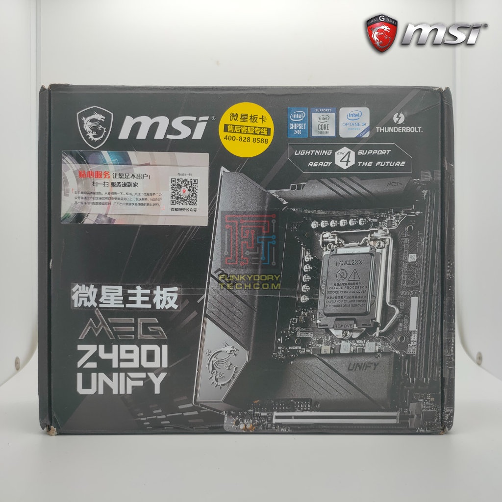 MSI MEG Z490I UNIFY Mini ITX LGA1200 Motherboard | Shopee Malaysia
