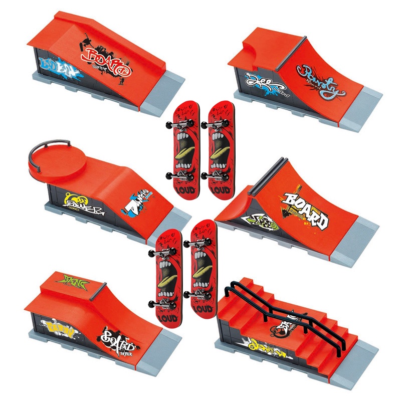 Finger skateboard table model field scene props Mini Finger Skating ...