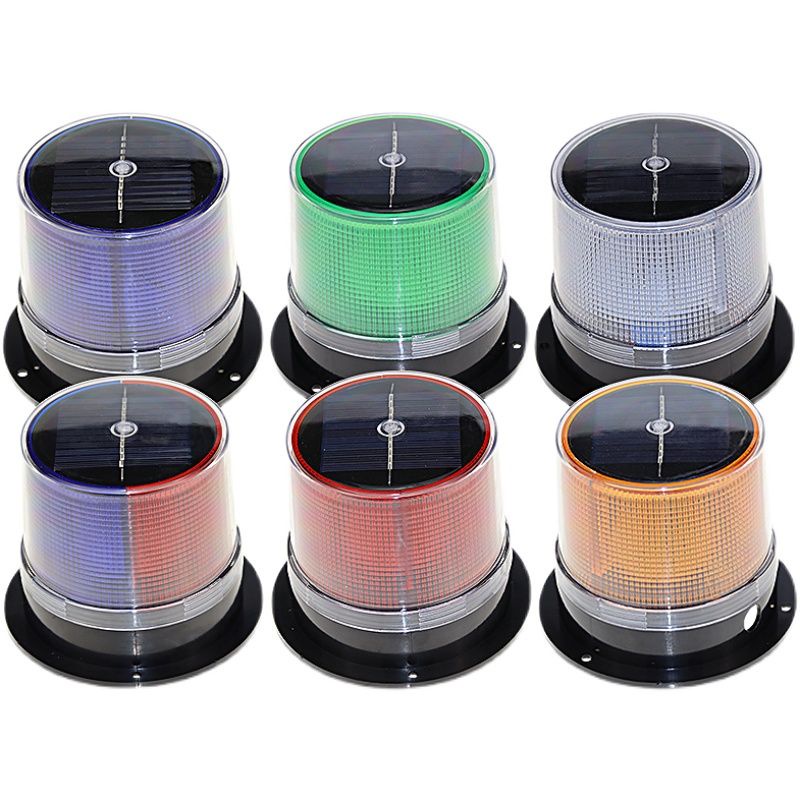 Roof Strobe Light LED Solar Warning Flashing Magnetic Car Lighthouse ...