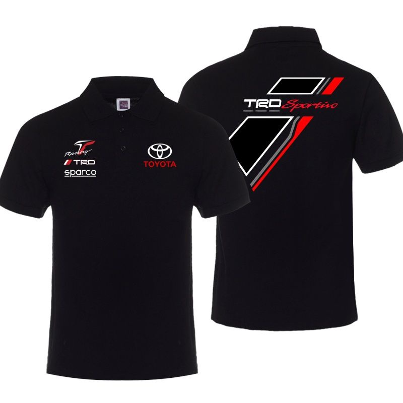 ATTITUDE Toyota TOYOTA short-sleeved T-shirt polo shirt men's and women ...