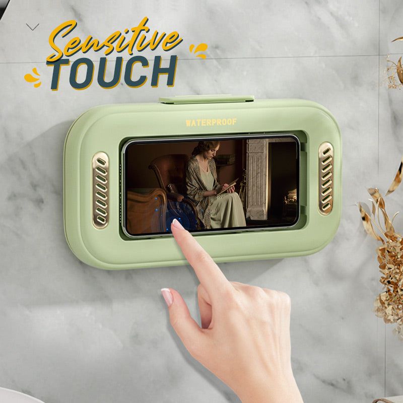 Bathroom Waterproof Mobile Phone Box 180° Rotation Design Wall Mounted ...