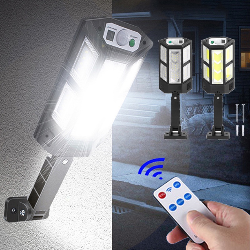 3 Modes Outdoor Intelligent Sensing Lights Solar Powered Lamp ...