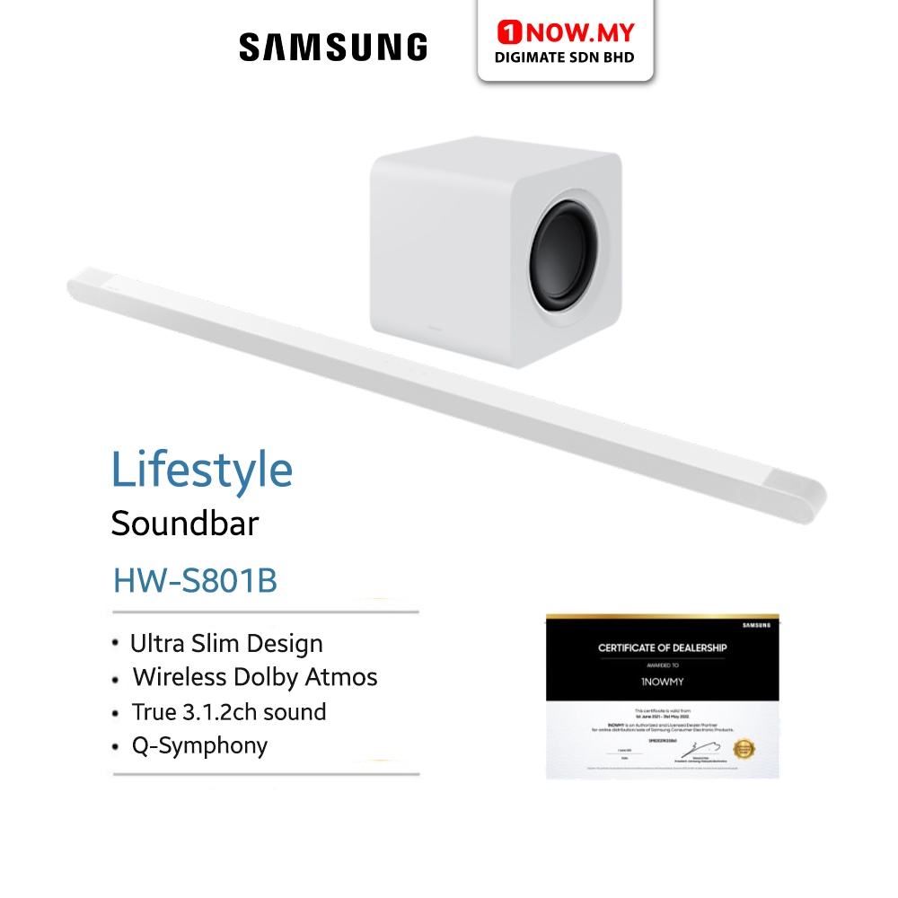 SAMSUNG Lifestyle Soundbar HW-S801B | Shopee Malaysia