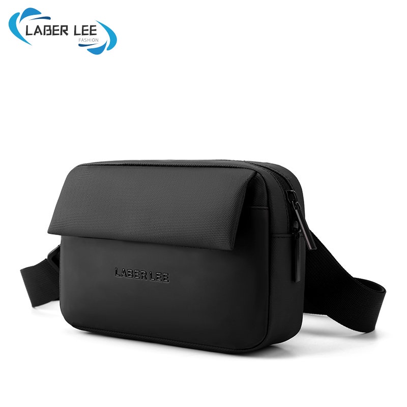 LABER LEE Men Crossbody Bag Multifunctional Chest Bag Waterproof Street ...
