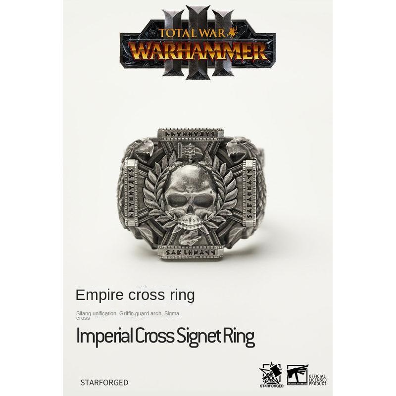 Full War III Warhammer Merchandise Imperial Cross Ring | Shopee Malaysia