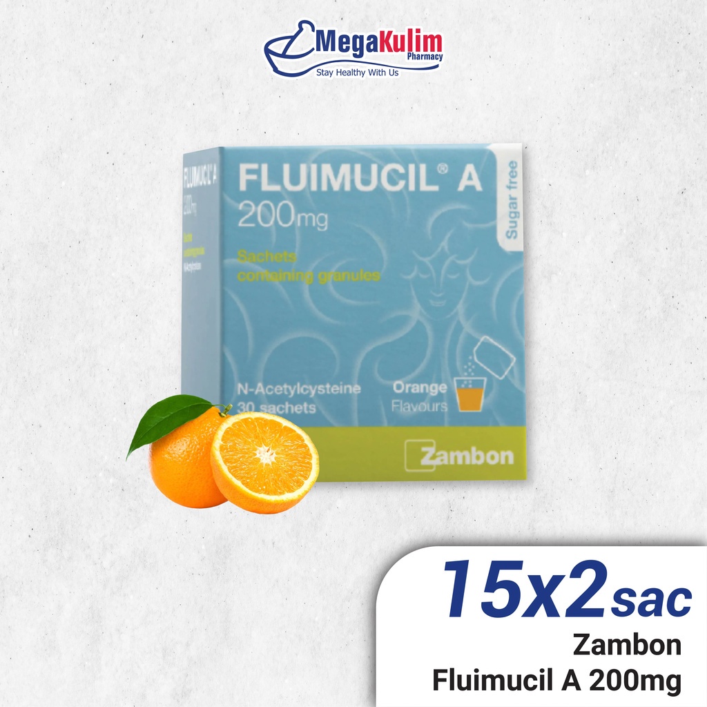 Fluimucil A 600mg / 100mg /200mg (10 tab / 30 sac) | Shopee Malaysia