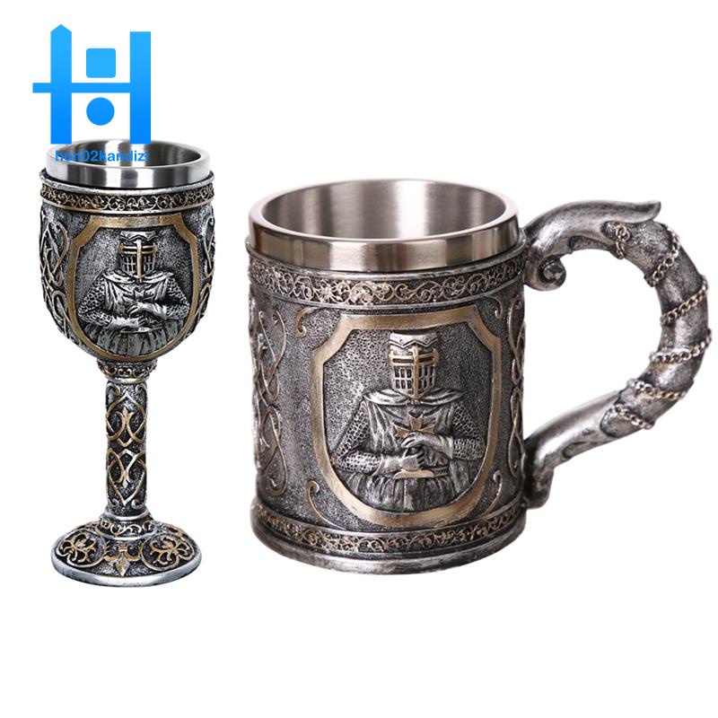 Medieval Templar Crusader Knight Mug Suit Of Armor Knight Of the Cross ...