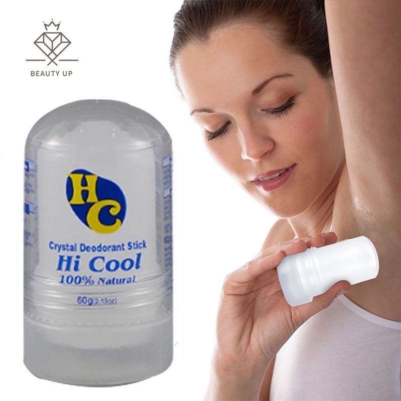 Hi Cool Deodorant Natural Stick Tawas Batu Crystal Deodoran For Armpit ...