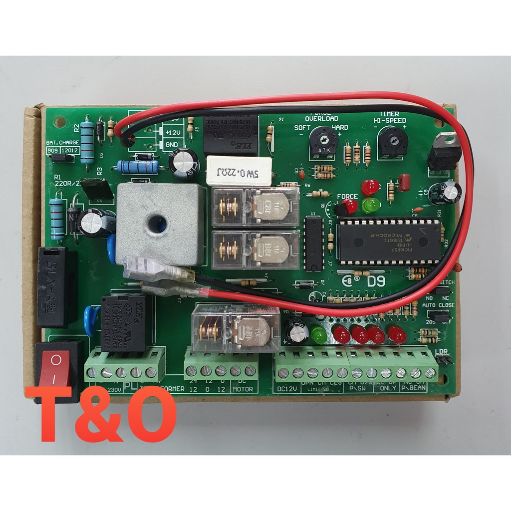 D9 DC SLIDING AUTO GATE CONTROL PANEL | Shopee Malaysia