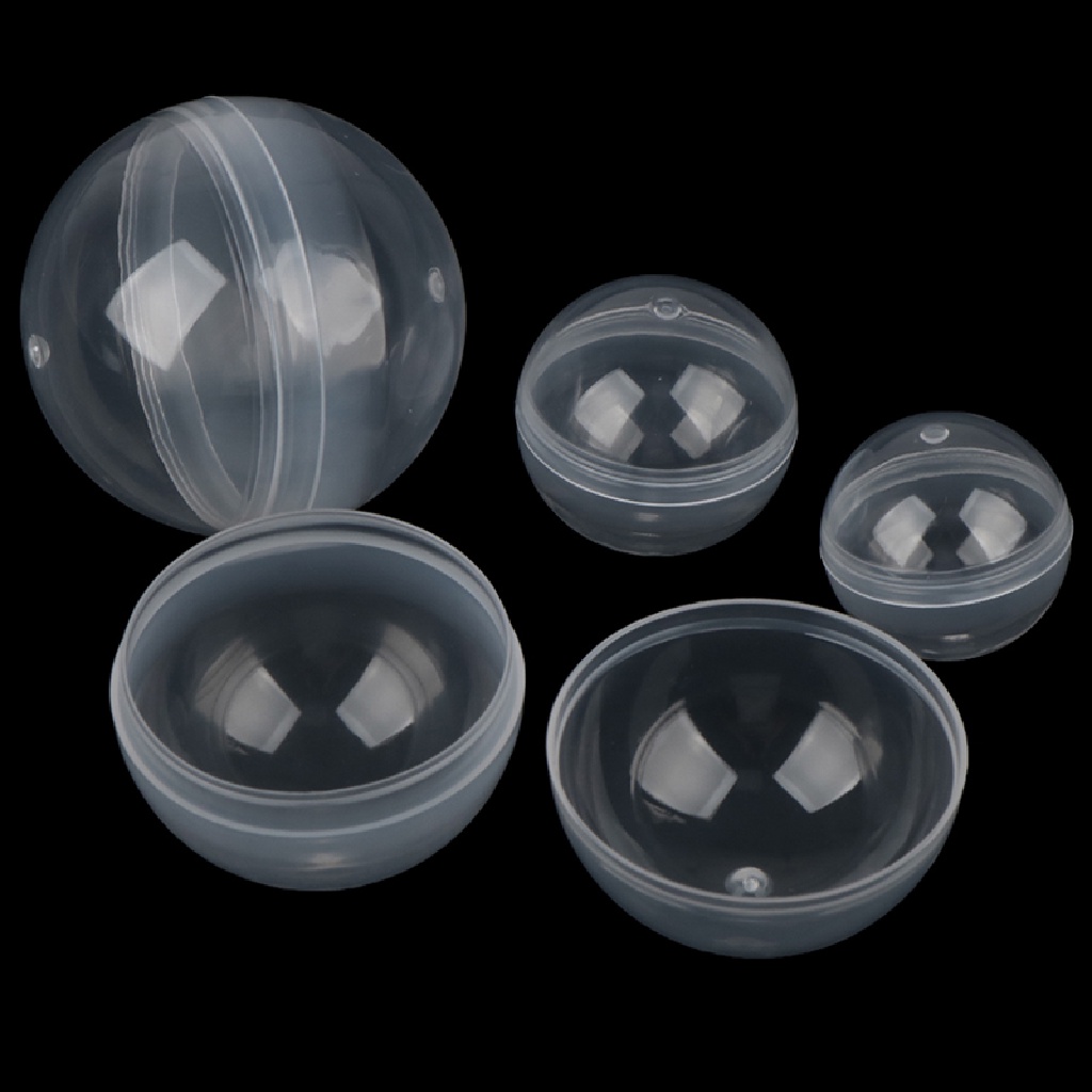 KTS 50PCS Clear Capsule Toy Surprise Ball Tiny Container Making Things ...