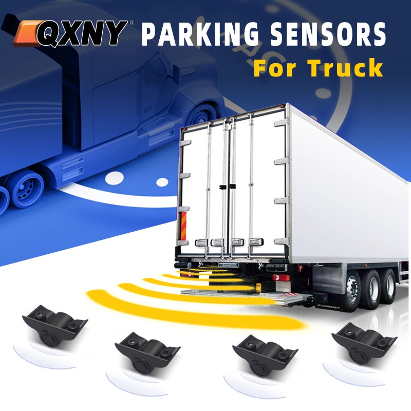 24V Truck Parking Sensor 4 Kit Backup Radar Reversing Sensor LCD ...
