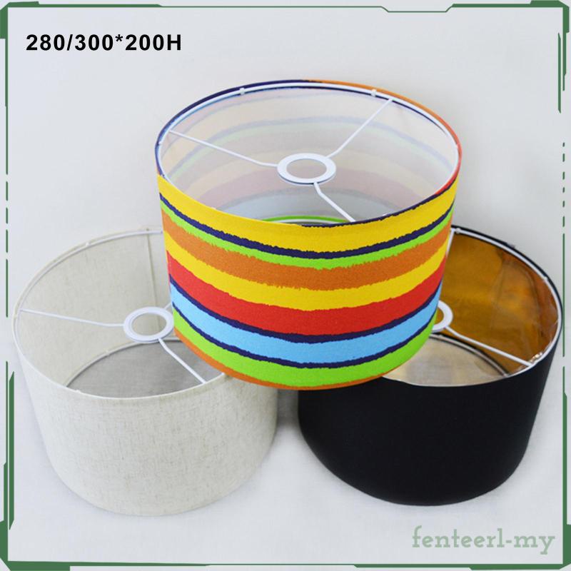[Fenteer1efMY] Simple Lampshade Clip On Drum Lamp Shade for Dining Room ...