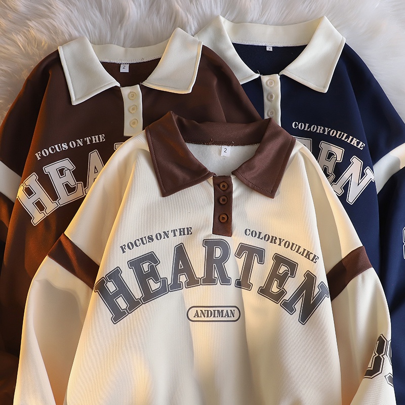 Men's Retro Cotton Oversized Baseball Street Old School Sweater Male ...