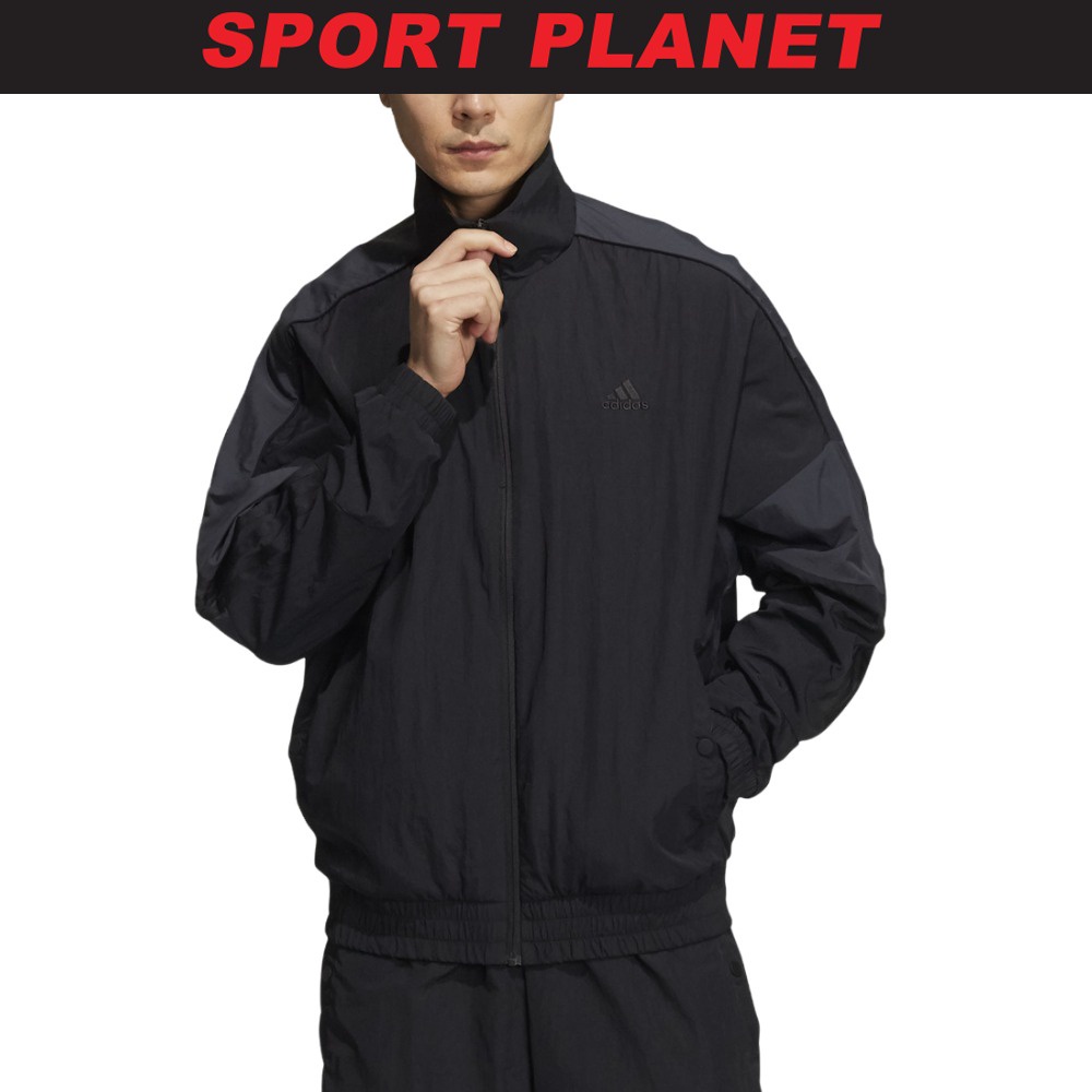 adidas Men Sportswear Loose Fit Woven Track Top Shirt Baju Lelaki ...