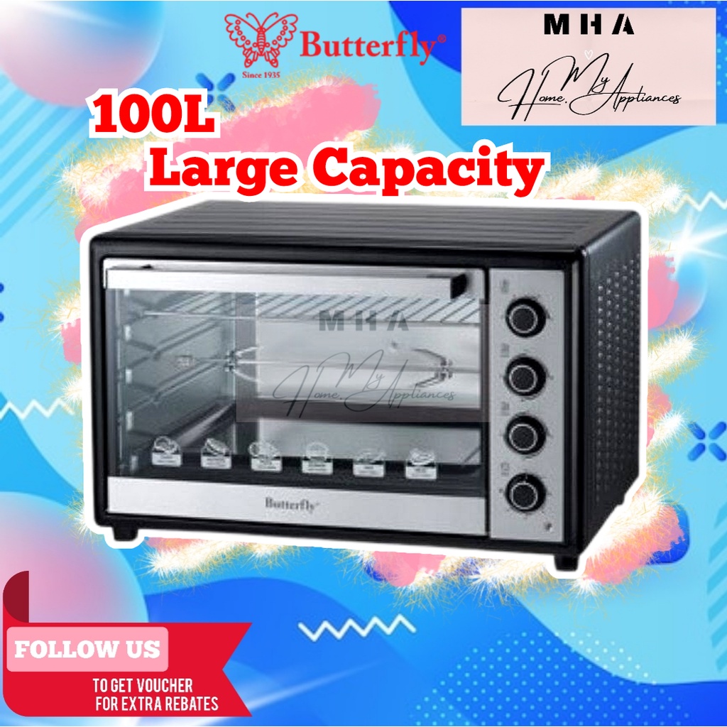 Butterfly BEO-5236 / BEO-5236A Electric Oven with Rotisserie & Convection Function 36L | Shopee ...
