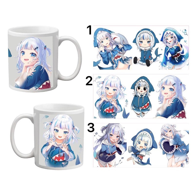 Gawr Gura-Hololive vtuber cup / vtuber Gawr Gura-Hololive printed cup | Shopee Malaysia