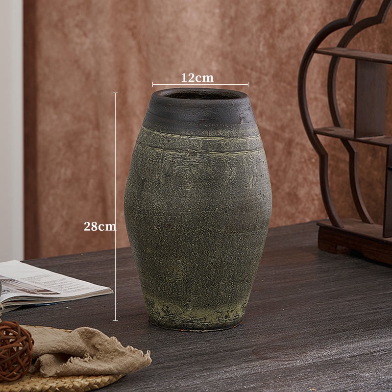 Stoneware pasu hiasan bunga Succulent periuk ruang tamu baru bunga cina ...