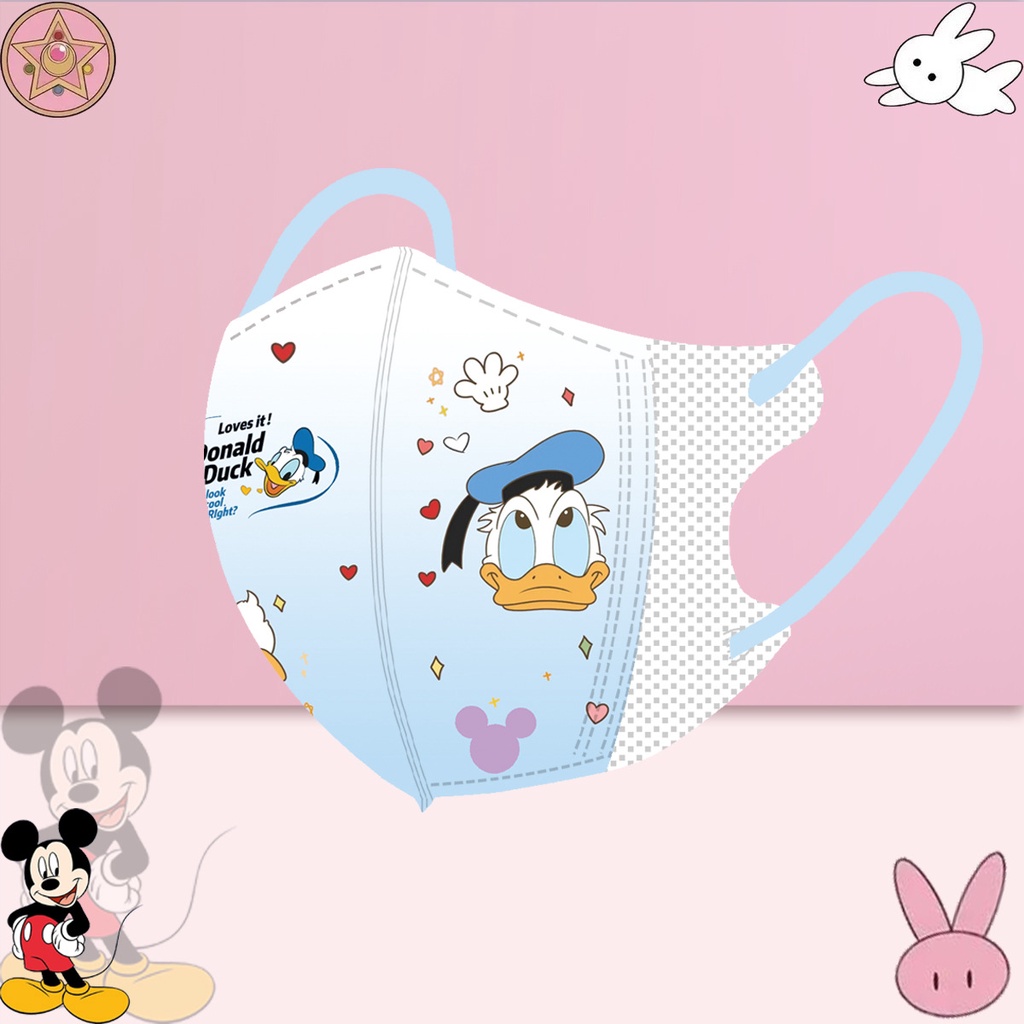 【Mask】Disney Donald Duck Children's Mask Independent 10 Pcs Cartoon ...