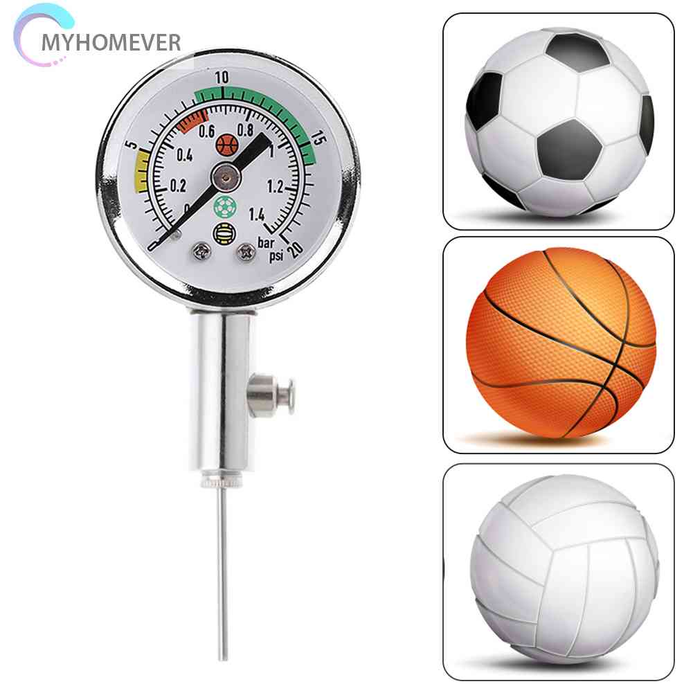 Ball Pressure Gauge Basketball Volleyball Barometers Sport Measuring ...