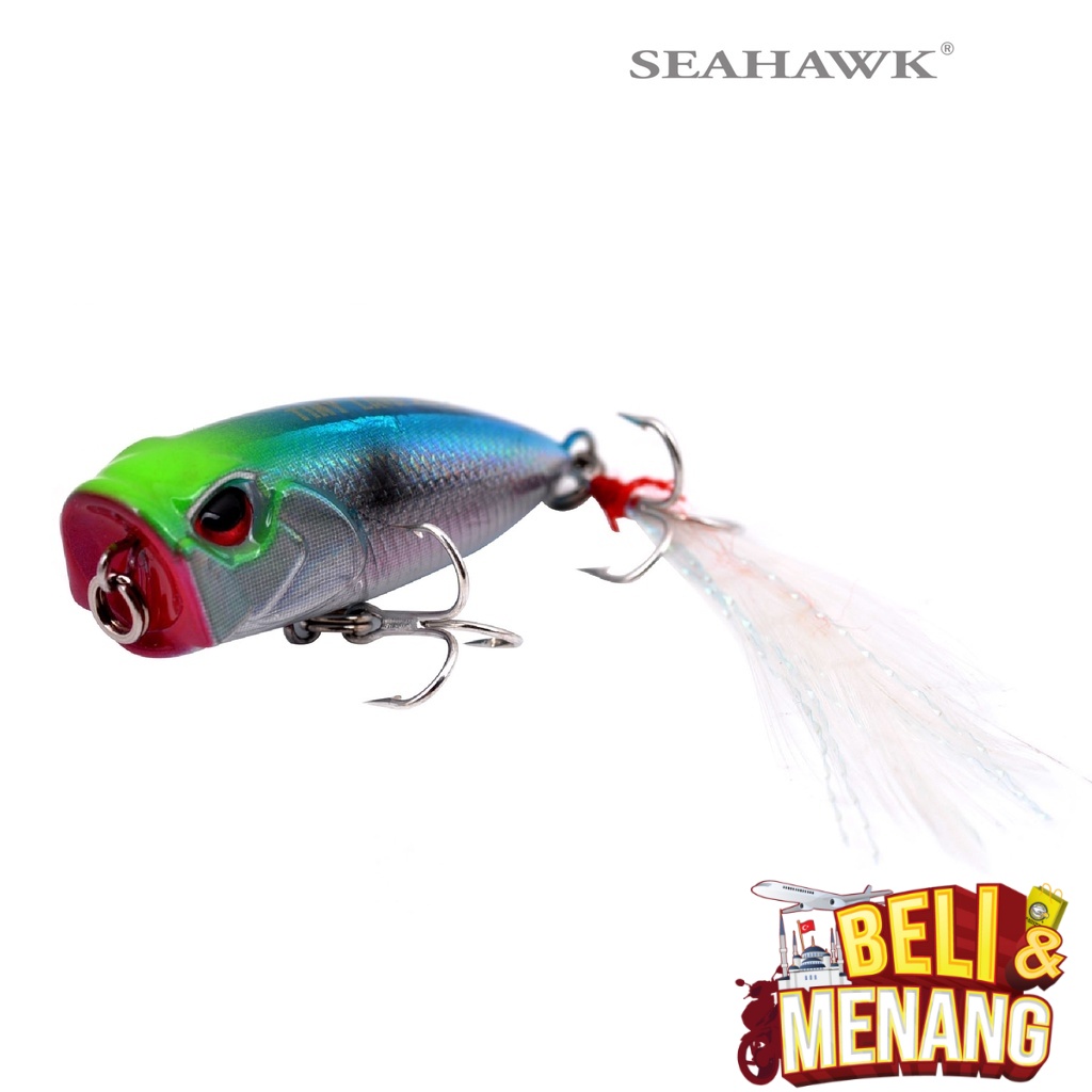 LURE Seahawk Tiny Lava 40T Popper Ultralight Topwater Action Mantap ...