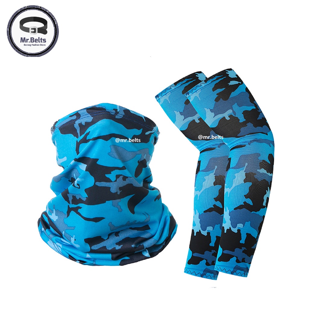 Bandana Scarf Headscarf Kain Kepala Topeng Muka Rider Fishing Sarung ...