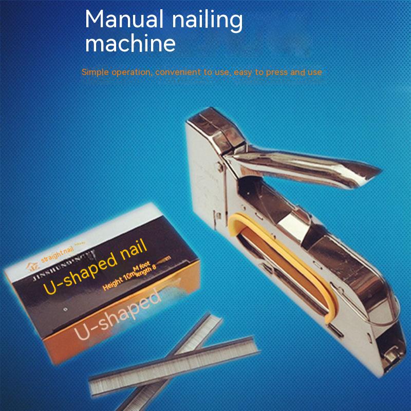 HEAVY DUTY Stapler Gun Staple Heavy Duty Stapler Gun Chrome U-Shape ...