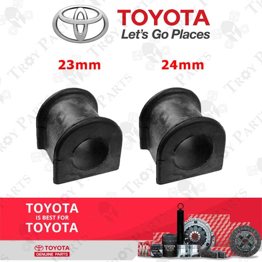 (2pc) Original Toyota Stabilizer Sway Bar Bush Rear Toyota Land Cruiser ...