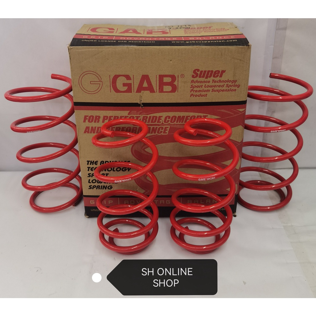 GAB Sport Coil Spring for Toyota Vios NCP42 2003-2007 Year (1Set=4pcs ...