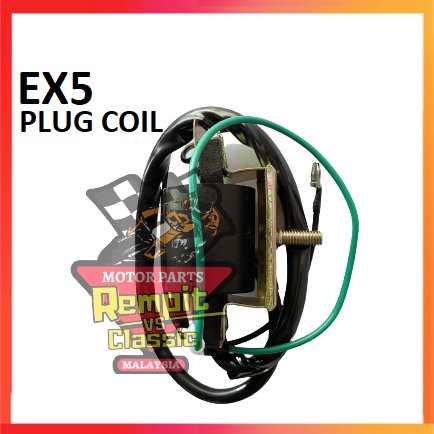 REMPIT EX5 HP PLUG COIL ORIGINAL HONDA START COIL KOIL PLUG IGNITION ...