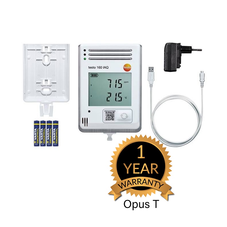 testo 160 IAQ - WiFi data logger with integrated sensors for ...