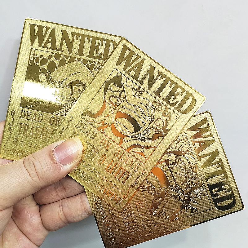 Card Collection One Piece Wanted Metal Card Anime Character Order of ...