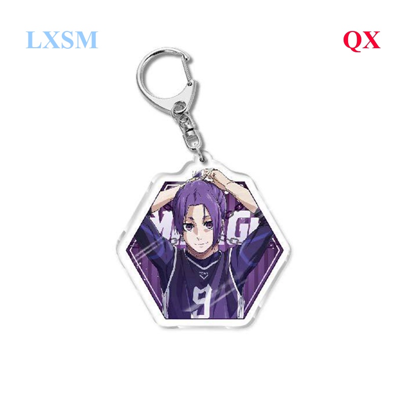 QX Anime Blue Lock Arcylic Keychain Cartoon Figures Isagi Yoichi ...