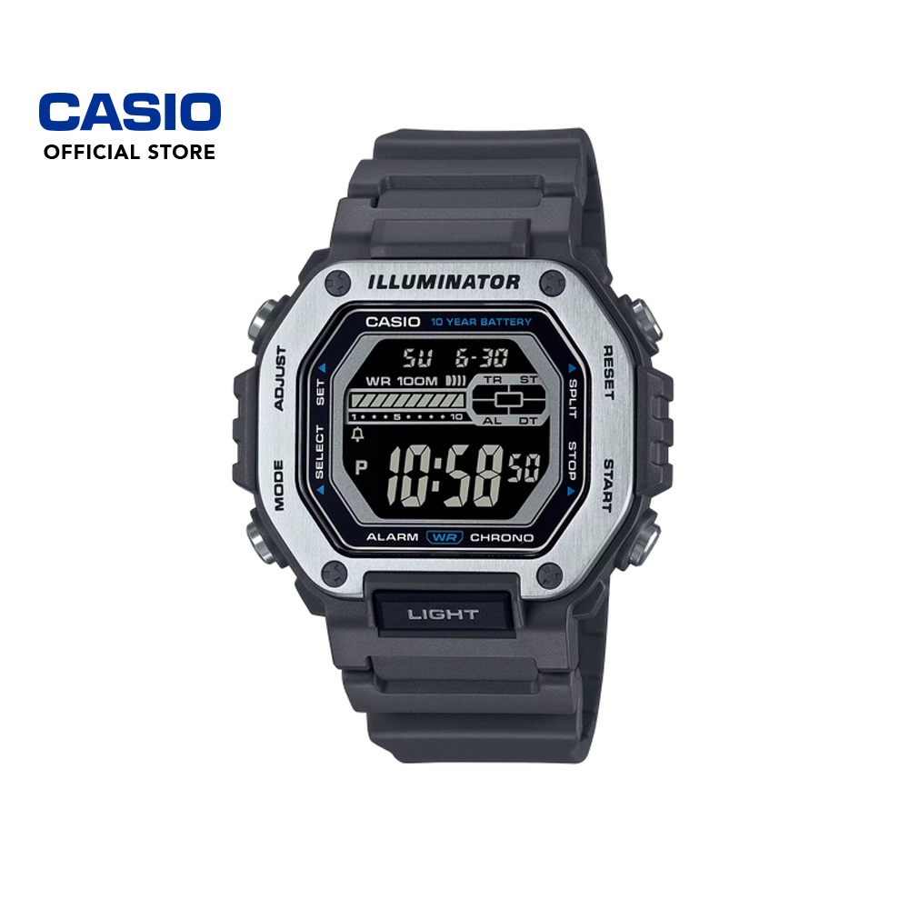 Casio General MWD-110H-8BV Grey Resin Band Men Watch | Shopee Malaysia