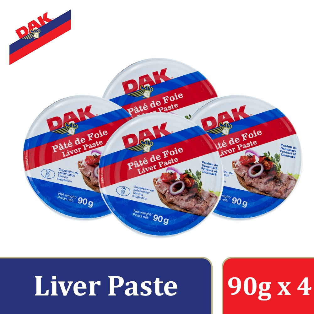 Dak Pate De Foie Liver Paste 90g (Pack of 4) | Shopee Malaysia