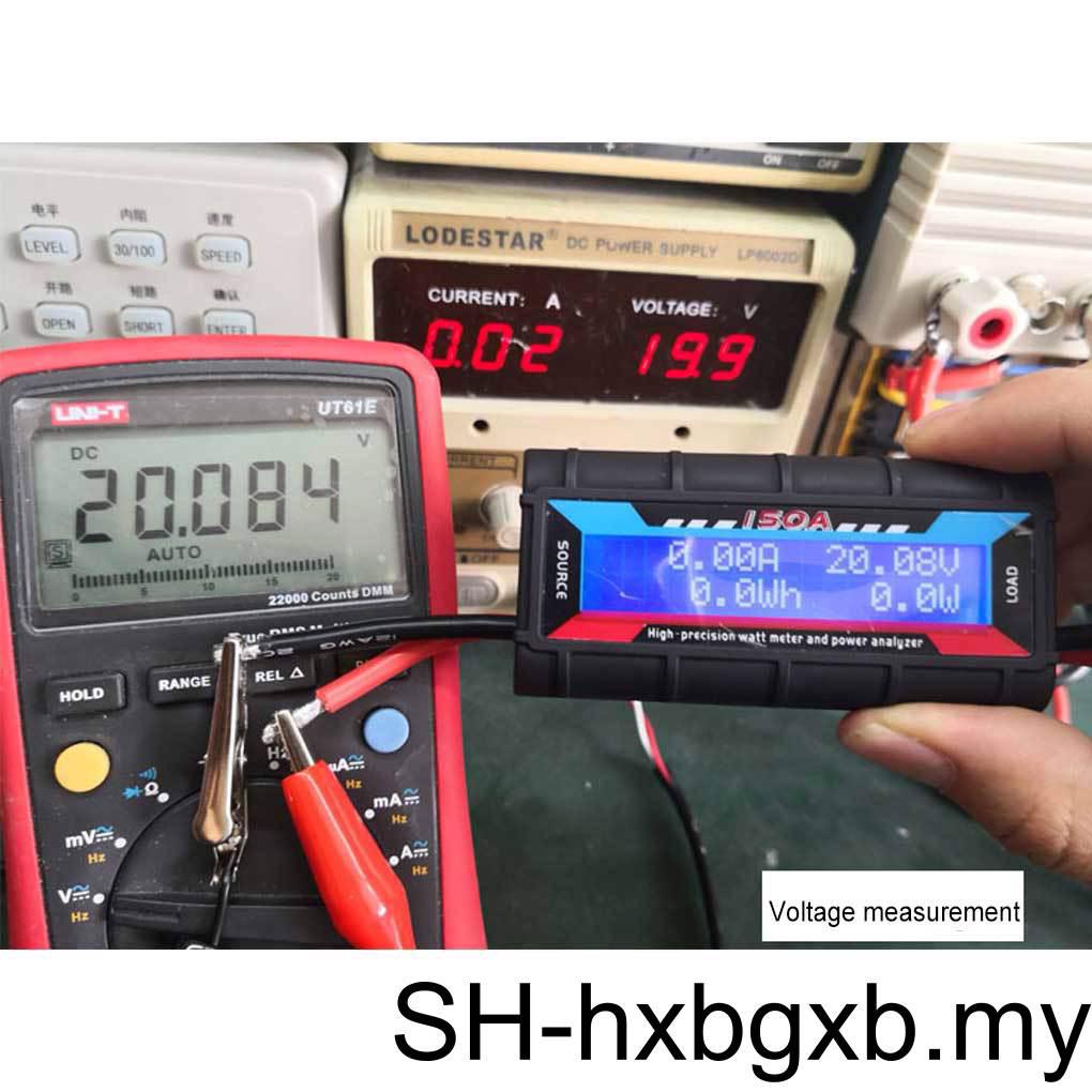 Watt Meter Professional 150A Digital Solar Panel Power Analyzer ...