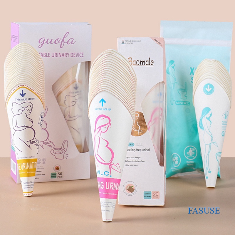 FASUSE 12/20/50Pcs Disposable Female Urination Device Portable Standing ...