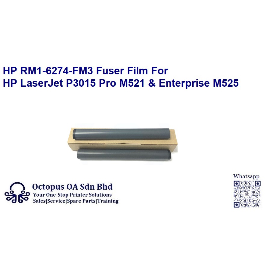 HP RM1-6274-FM3 Fuser Film for HP LaserJet P3015 Pro M521 & Enterprise ...