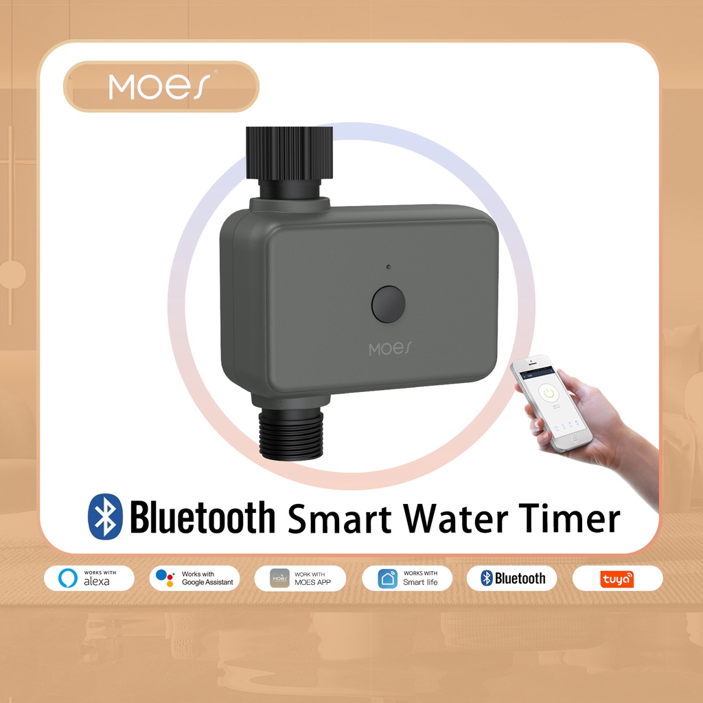 MOES Smart Tuya Bluetooth Water Timer Rain Delay Programmable ...