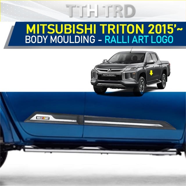 HC CARGO MIT TRITON 2015 - 2023 Side Doors Cladding Molding Trim Guard ...