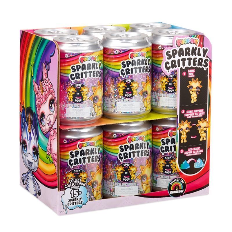 Poopsie Mystery Box Rainbow Crystal Mud Bright Color Unicorn Can Slime ...