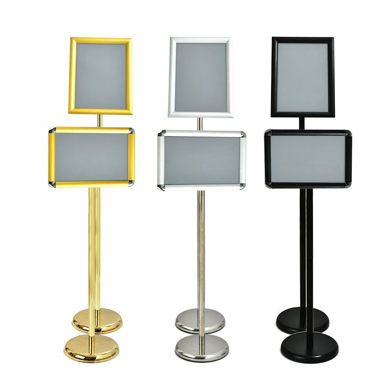 Stainless Steel A4 Standee Sign Vertical Billboard Water Sign Display ...