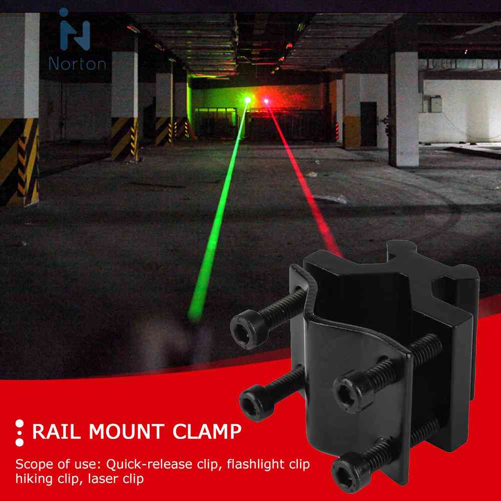 Adjustable Bipod Adapter Rail Scope Flashlight Laser Sight Torch Barrel ...