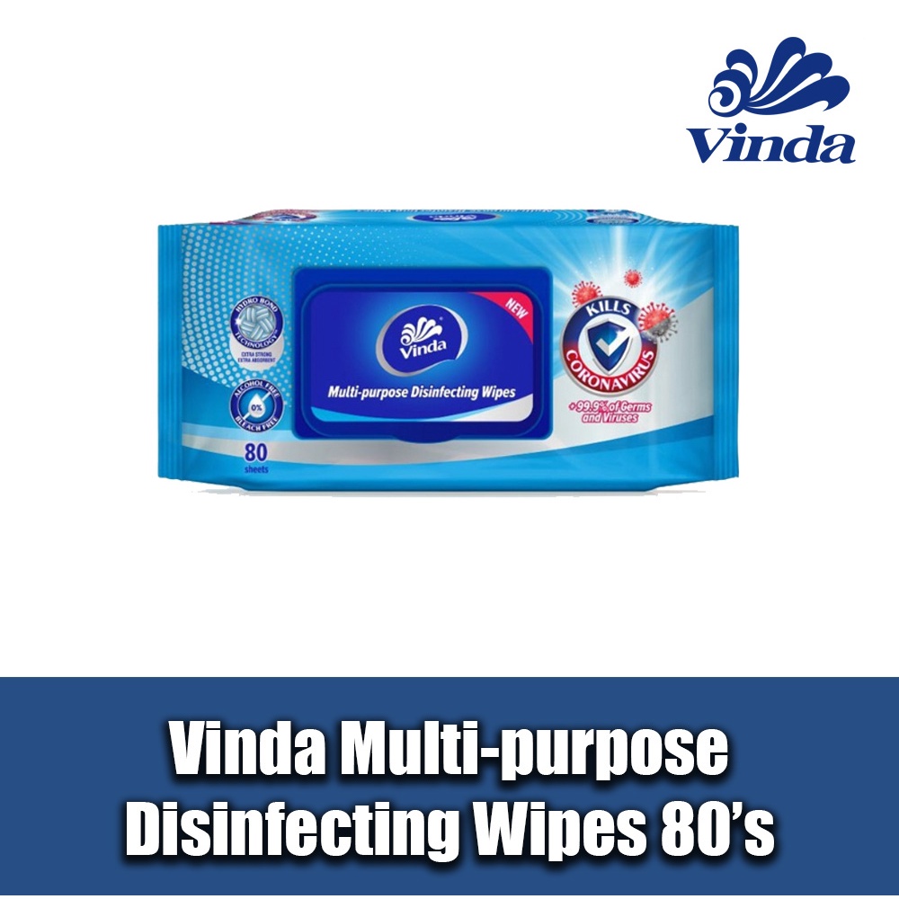 Vinda Multipurpose Disinfecting Wipes 80s | Shopee Malaysia